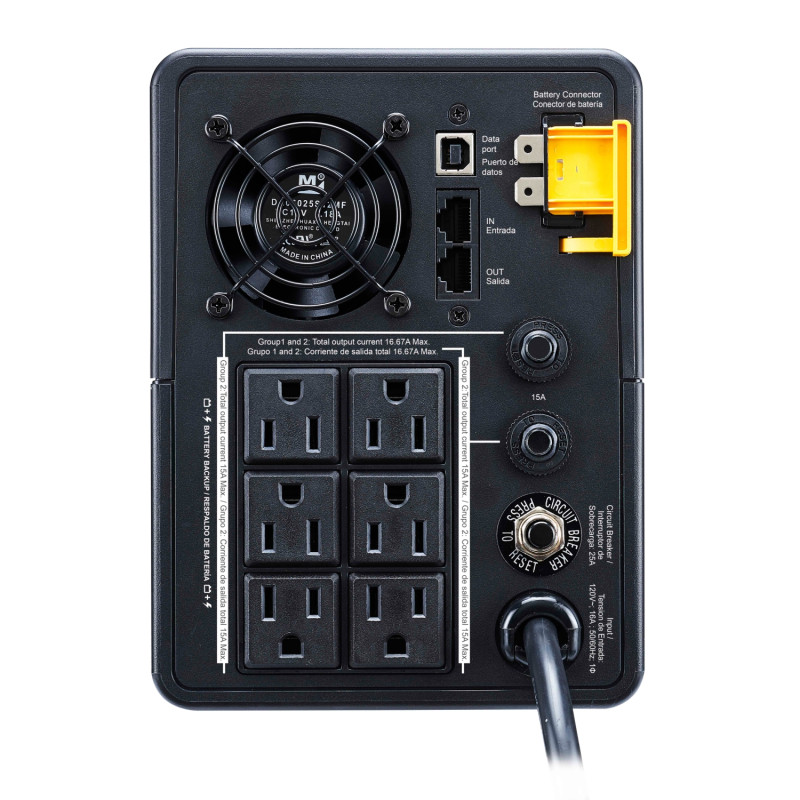 UPS BACK-UP APC, 2000VA, 1200W, 120VAC